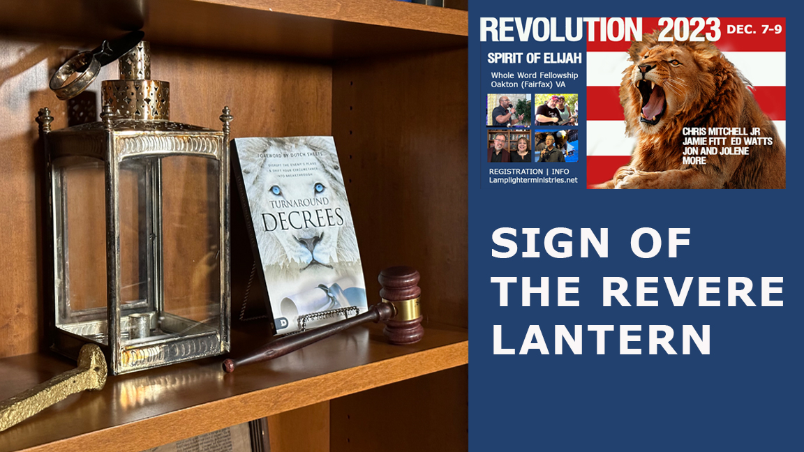 SIGN OF THE REVERE LANTERN - Lamplighter Ministries