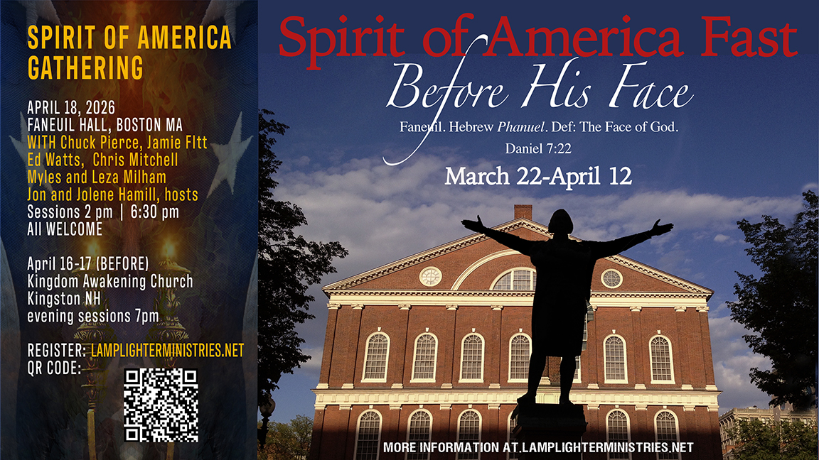 BEFORE HIS FACE! ANNOUNCING SPIRIT OF AMERICA FAST - Lamplighter Ministries